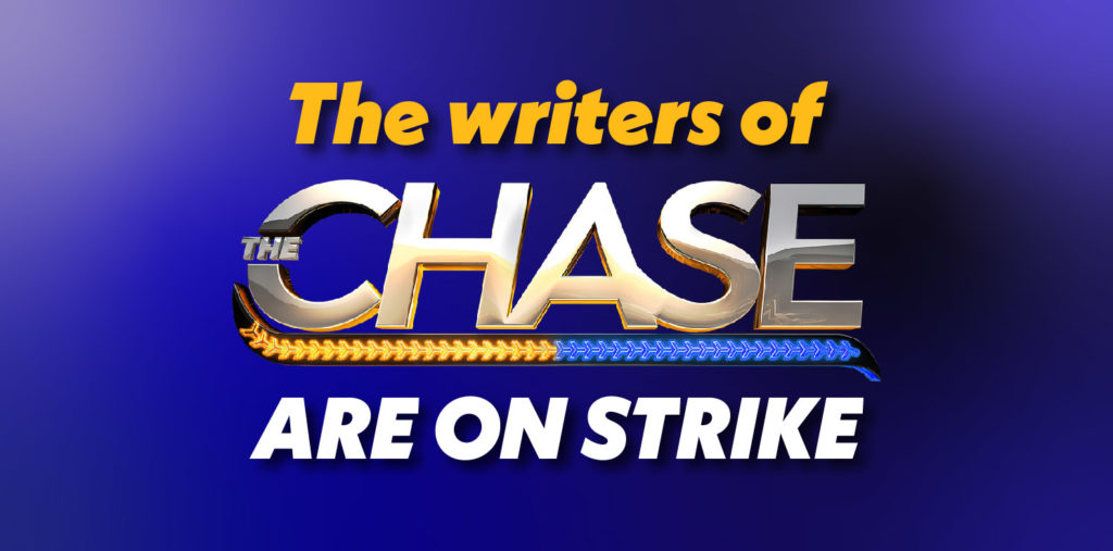 Writers Strike at ABC’s THE CHASE (ITV America) | Press Room