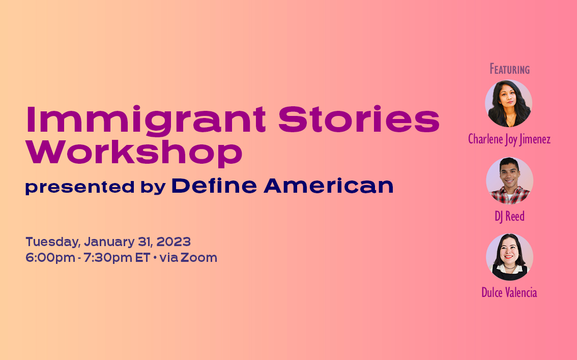 Define American: Immigrant Stories Workshop | Writers Guild of America East