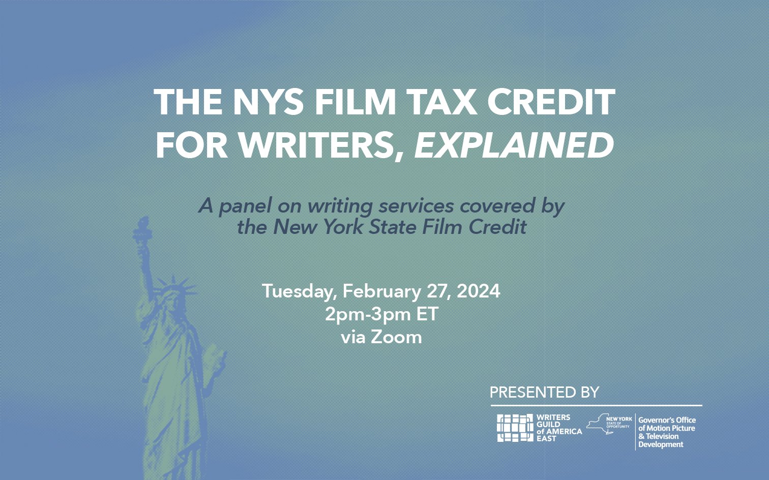 The NYS Film Tax Credit for Writers, Explained | Writers Guild of ...